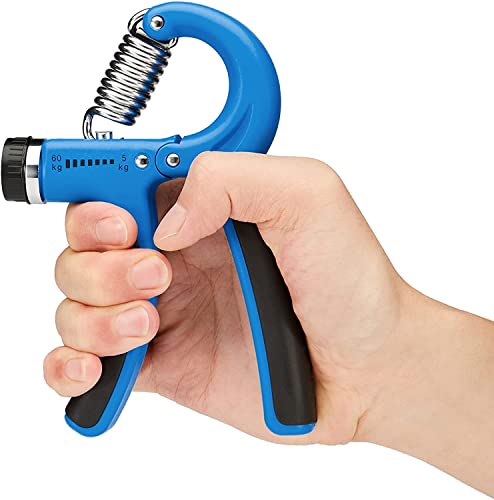 FitBlaze Adjustable Hand Grip Strengthener (10kg - 40kg) Finger ...