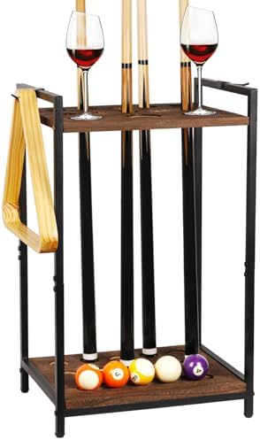 Amazon.com: Jolensoy Pool Stick Holder Pool Cue Holder Rack Cue Stick ...