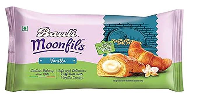 Bauli Savoriz Vanilla Veg Moonfils, 45g (PACK OF 12) : Amazon.in ...