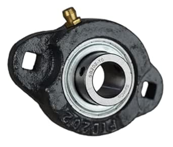 5/8 Ductile Iron Two Bolt Flange Bearing SBFTD202-10 VF2S-010M LFT-SC-010 LFT-10 by SpinCo ...