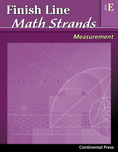 Math Workbooks: Finish Line Math Strands: Measurement, Level E - 5th ...