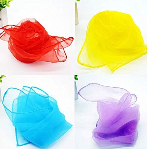 Amazon.com: VNDEFUL 5 Pieces 24 x 24 Inches Square Dance Scarf Magic ...