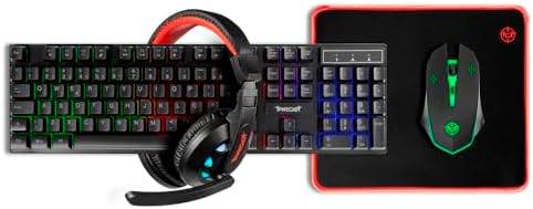 Combo Gamer Mancer ORC 4x1, Teclado ABNT2, Mouse 3600DPI, Mousepad ...