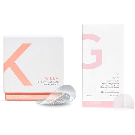 Amazon.com: ZitSticka Hydrocolloid Patches for Face - 36 Pack GOO ...
