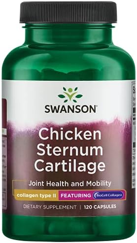 Amazon.com: Swanson Chicken Sternum Cartilage - Collagen Type II 500mg ...