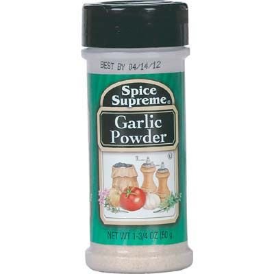 Amazon.com : Spice Supreme Garlic Powder 1.75oz (Single) : Garlic ...