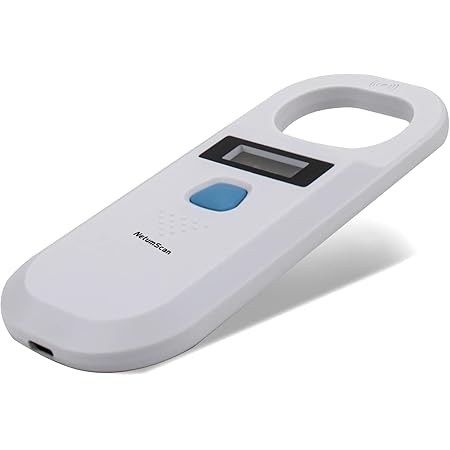 Amazon.com : Pet Microchip Scanner, Handheld Animal Chip Reader ...
