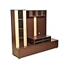 HomeTown Hugo Engineered Wood TV Unit for Living Room - (Walnut and ...