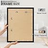 Amazon.com - A PLUS MAX 24x30 Picture Frame, Black Engineered Wood ...