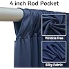 Amazon.com: 4 Panels 5x20ft Navy Blue Ceiling Drapes for Wedding ...