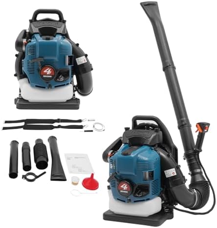 Amazon.com: JAYGOVAN 75.6CC Backpack Gas Powered Leaf Blower 4 Stroke ...