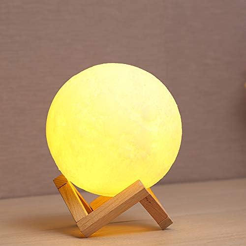 Lampada a luna, con stampa 3d Moon Light, USB, luce notturna a LED ...