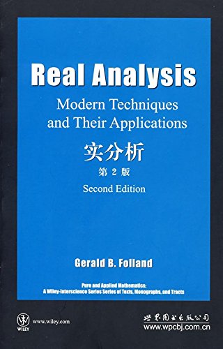Real Analysis : Modern Techniques and Their Applications: Gerald B ...
