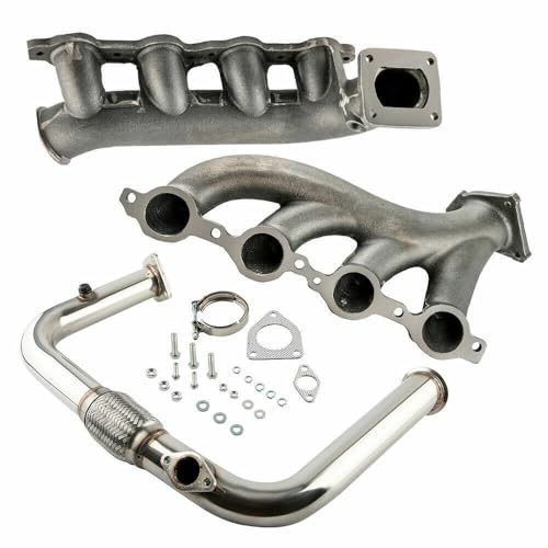 3pcs Turbo Exhaust Manifold For Chevy Silverado For GMC Sierra 5.3 4.8 ...