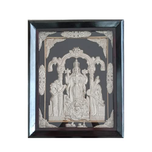 SRS Jewellers Sathyanaryana Swami Silver Plated Photo Frame | Hindu God ...