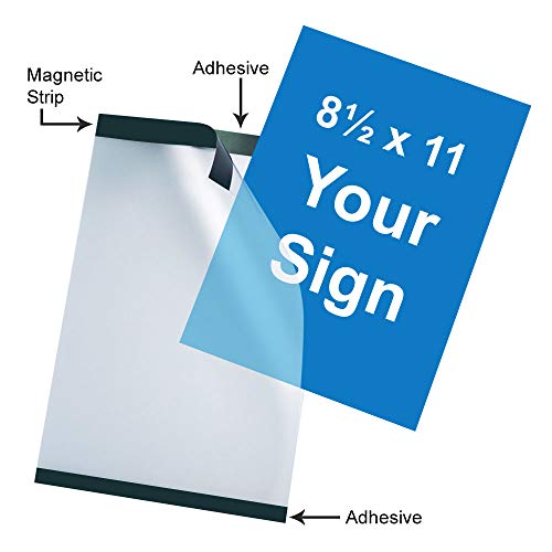 Amazon.com: Posterfix Window Mount Sign Holder in Clear Finish 8 1/2 ...