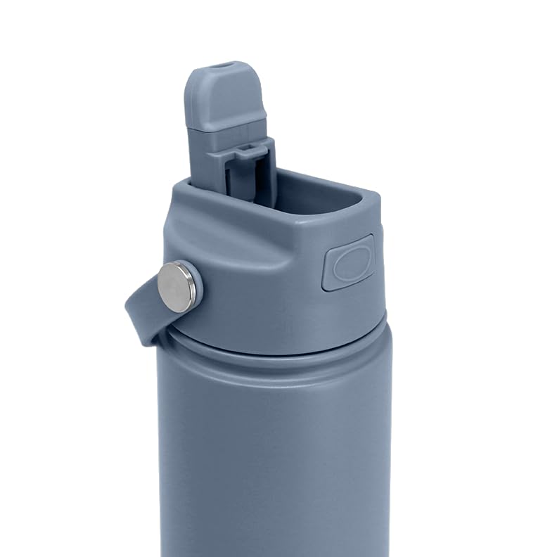 Snapklik.com : HYDRAFLOW Re-Steel Water Bottle: 25oz Triple Wall Vacuum Insulated