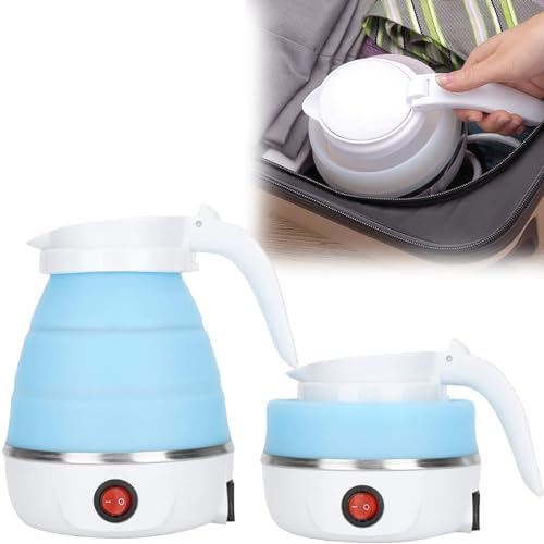 Amazon.com: Collapsible Travel Electric Kettle - Foldable Food Grade ...