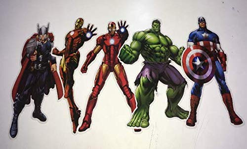 Marvel Avengers Cutouts - 10/Pack : Amazon.in: Toys & Games