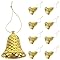 Amazon.com: SAFIGLE 12pcs Plastic Jingle Bells Hanging Decorations for ...