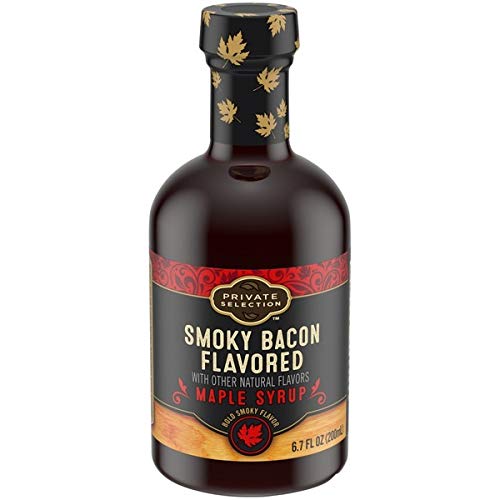 Amazon.com: Private Selection Smoky Bacon Flavored Maple Syrup 6.7 oz ...
