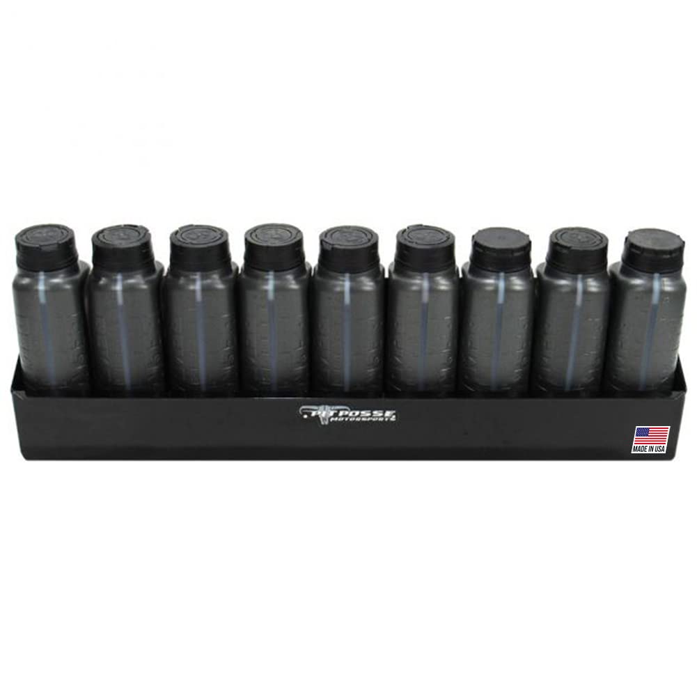 Amazon.com: Pit Posse 564BKB Oil Shelf Caddy 8 Bottle Rack Holder 24 ...