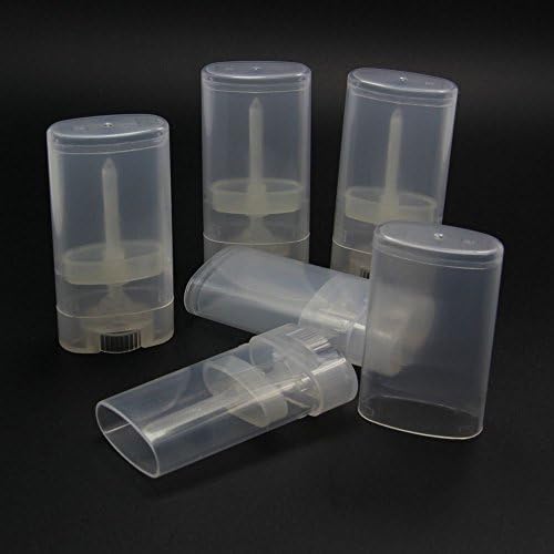 Amazon.com: Hustar 15ml Empty Refillable Deodorant Container Plastic ...