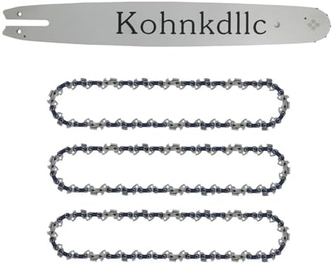 Amazon.com: Kohnkdllc 3 Pack 18 inch.325" Pitch 063" Gauge 68 Drive Links Chainsaw Chains and 1 ...
