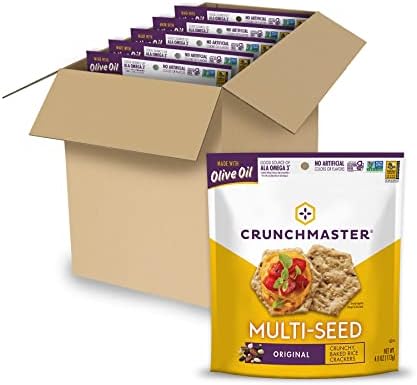 Amazon.com: TH Foods Crunchmaster 5 Seed Multi-Grain Cracker , 20 Ounce ...