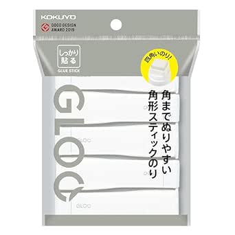 Kokuyo Square Stick Glue (Gloo) S-Size 5 Sticks (Strength): Art Glues ...