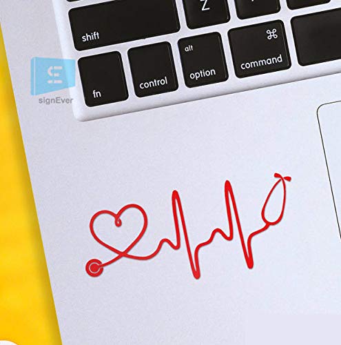 SIGN EVER Doctor Stethoscope Laptop Trackpad Stickers for 15.6 14 13 ...