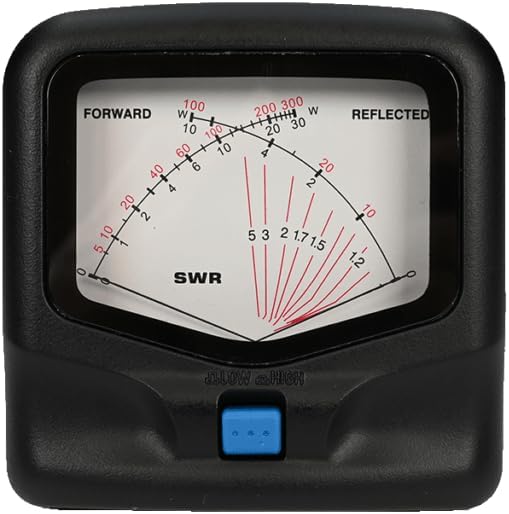 Amazon.com: Intellitron WM-1020A HF/VHF 3in Cross-Needle Mobile SWR ...