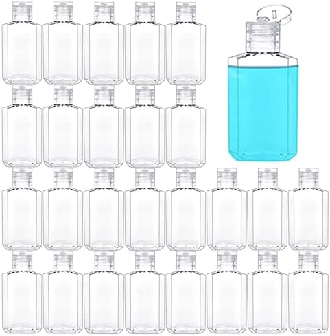 50 piezas de botellas de viaje transparentes de 5 ml, botecitos de ...