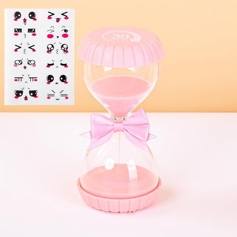 Amazon.com: Pink Sand Timers 30 Minute, Hourglass Sand Timers with a ...