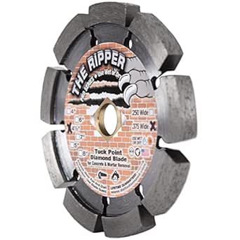 Delta Diamond Ripper Premium 4-1/2 Inch Tuck Point Diamond Blade, 3/8 ...