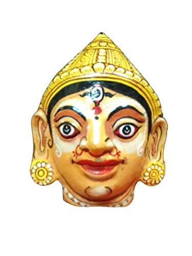 Papier Mache mask of Goddess Parvati : Amazon.in: Beauty
