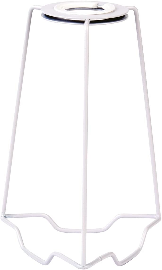 7 Inch Matt White Shade Carrier to Support Lamp Shade with Duplex Ring ...