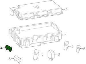 Amazon.com: Mopar 68100745AB FUSE MICRO : Automotive