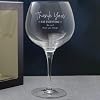 Personalised Engraved Gin Cocktail Glass with Thank You for Everything ...