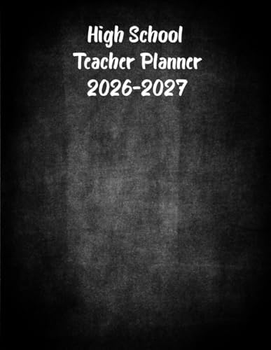Amazon.com: High School Teacher Planner 2026-2027: Academic Year ...