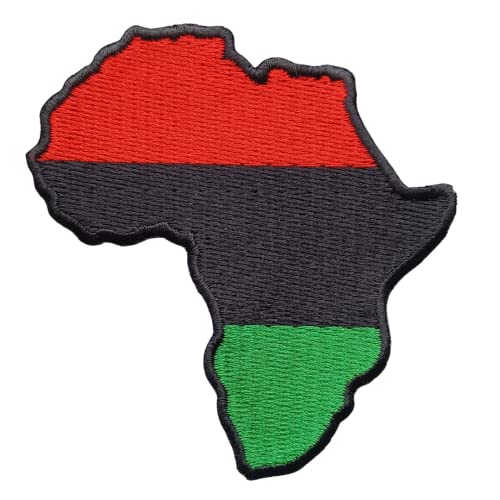 Amazon.com: RBG Africa Patch 3x3 inches - Iron On - Embroidery ...