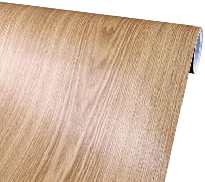 DWEISEN Wood Contact Paper, Self Adhesive Wallpaper, Peel and Stick ...