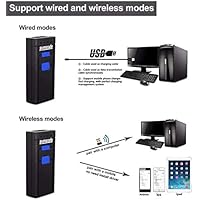 Amazon.com : Symcode Bluetooth Wireless Barcode Scanner,Compatible with ...