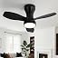 HARPER LIVING Ceiling Fan Light with Remote, 40W 2100LM LED Dimmable ...