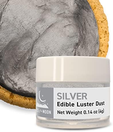 Amazon.com: Silver Edible Luster Dust | 100% Food Grade Powder for ...