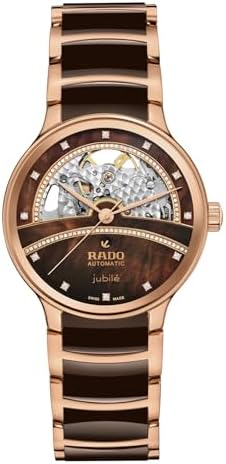 Amazon.co.jp: [ラドー] RADO 公式 腕時計 Centrix Automatic Diamonds Open Heart ...