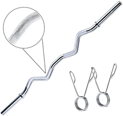 Buy SX Fitness Weight Lifting Rod, Gym Bar, Chrome Plated Steel Gym Rod ...