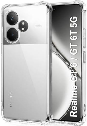 TheGiftKart Transparent Crystal Clear Back Cover Case for Realme GT 6 ...