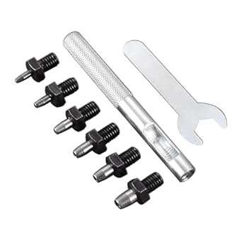 Amazon.com: 6PCS Adjustable Automatic Screw Punch with 6 Tips (2/2.5/3 ...