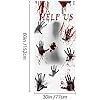 Amazon.com: JANSAMN Halloween Decorations Window Door Cover Help Us ...